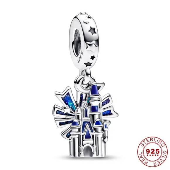 Pandora | Jewelry | Pandora Disney Parks Castle And Fireworks Sterling ...